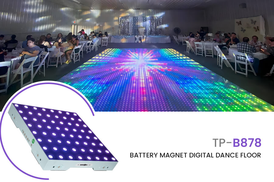 Batteriemagnet-LEDTanzfläche - Besonix